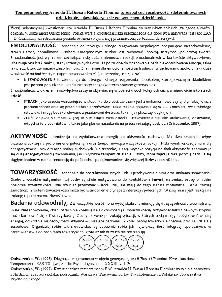 Temperament WG Bussa I Plomina | PDF