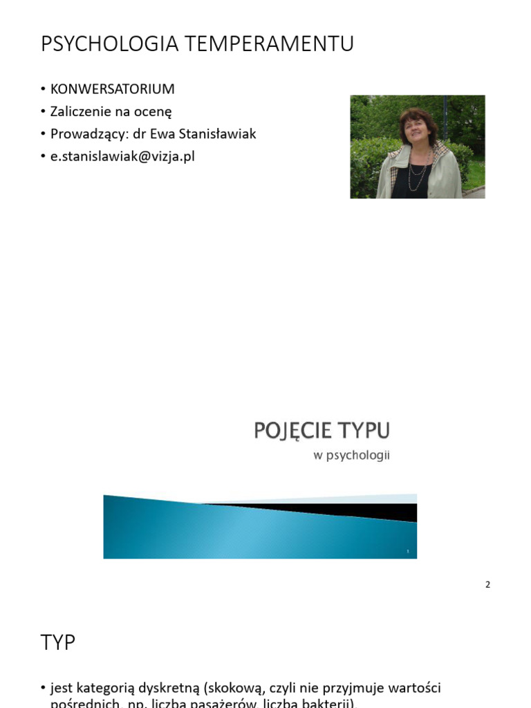 Koncepcja Eysencka | PDF