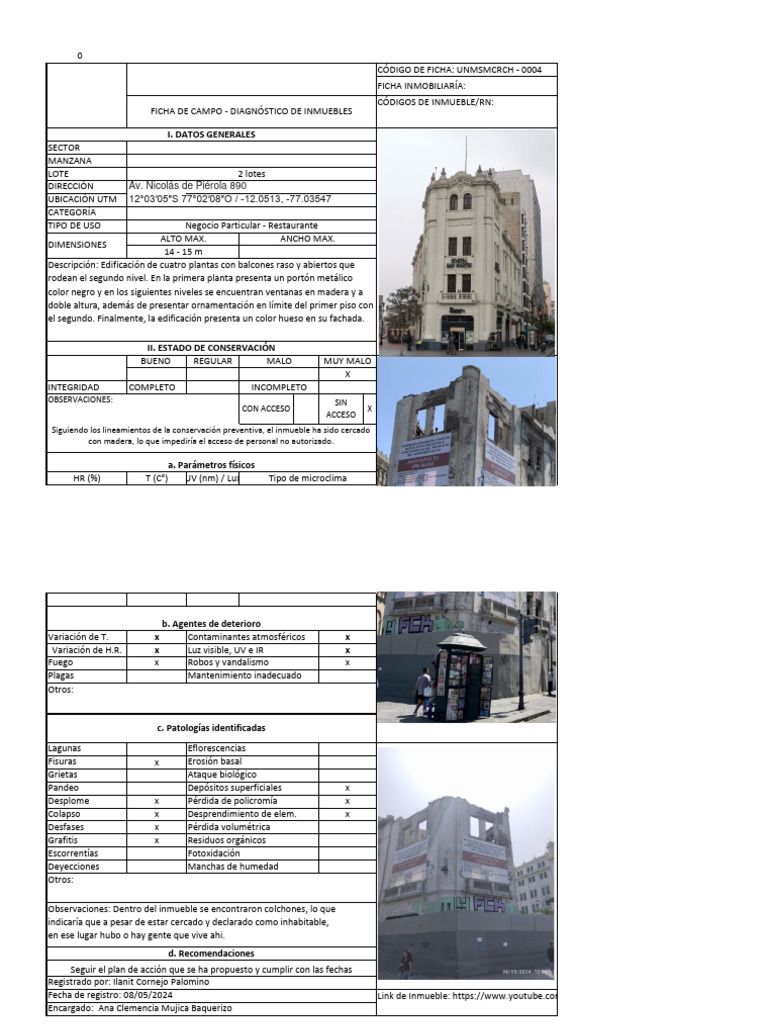 Ficha Edificio Giacoletti | PDF