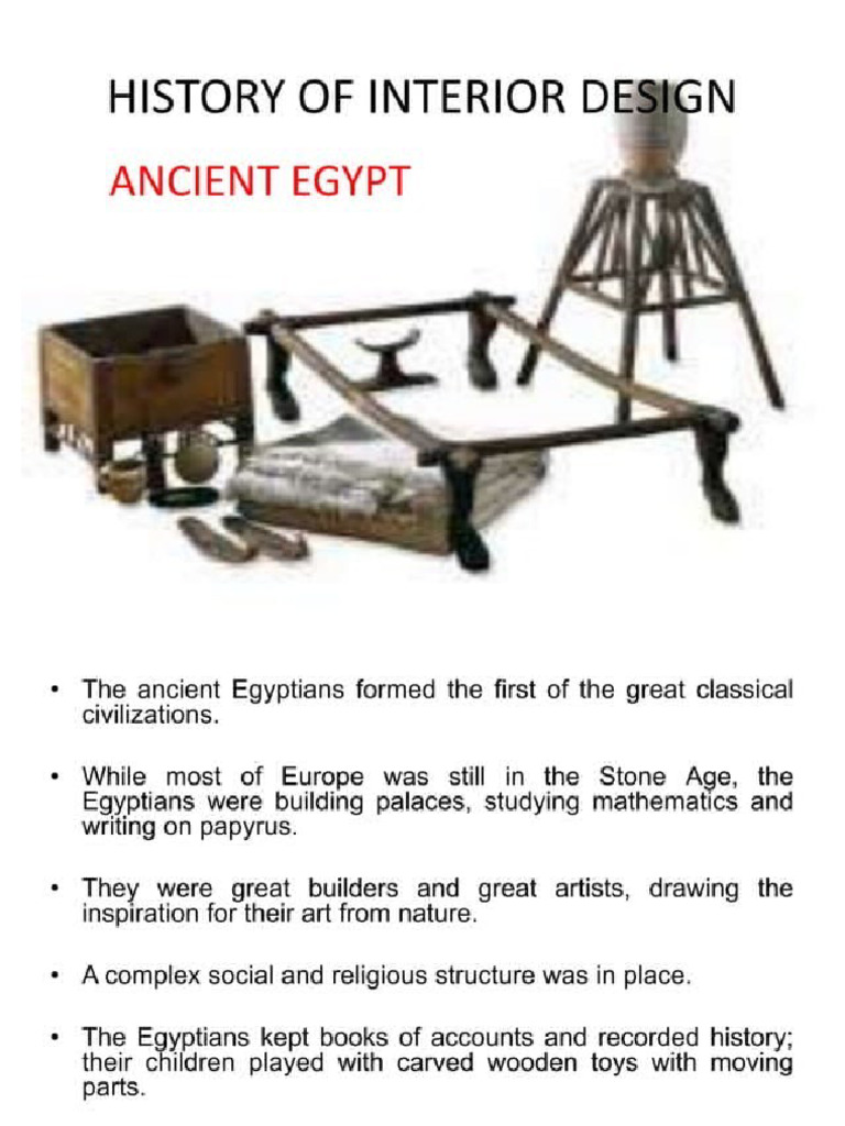 History of Interior Design | PDF