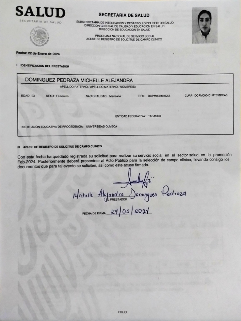 Michelle Alejandra Domínguez Pedraza | PDF