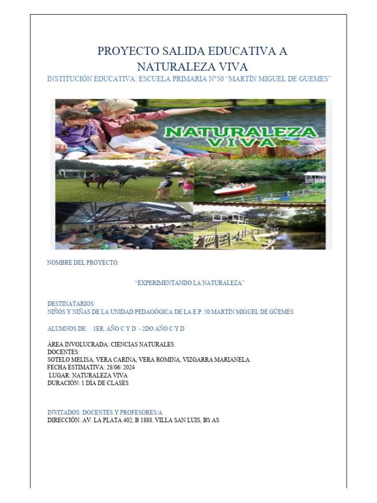 Proyecto Modificado??? | PDF | Escuelas | Maestros