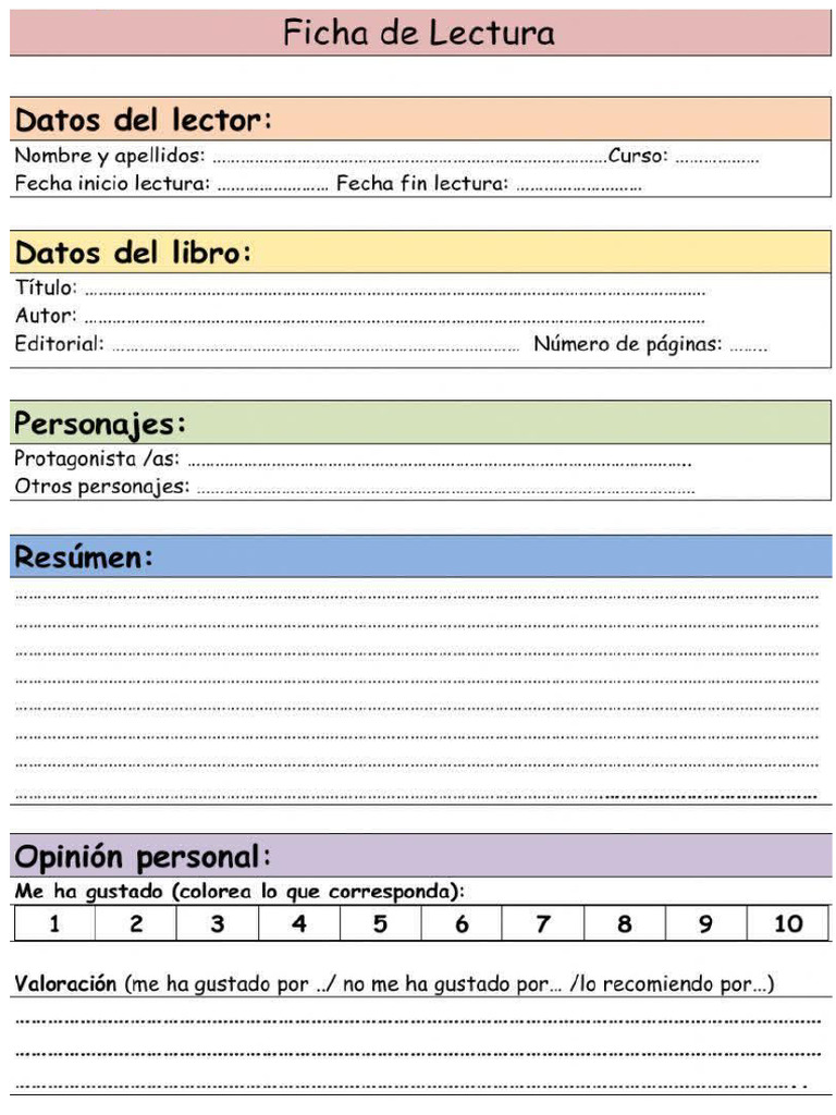 Ficha de Lectura | PDF