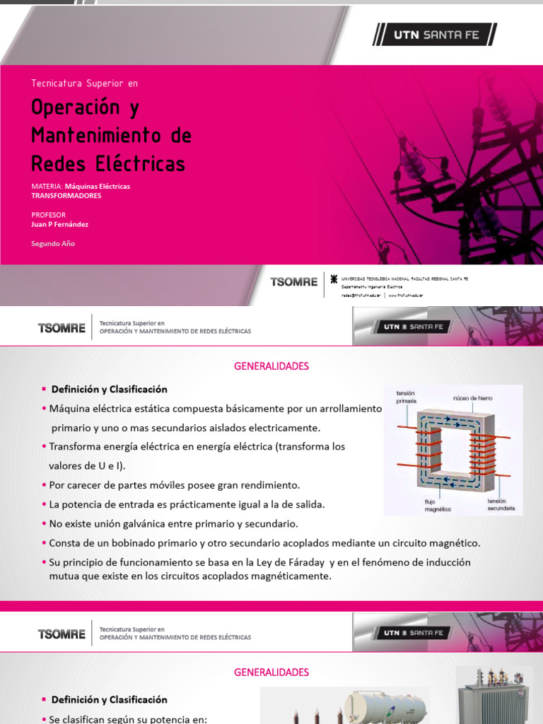 TSOMRE 2-Transformadores (10!08!18) | PDF | Transformador | Ingenieria Eléctrica