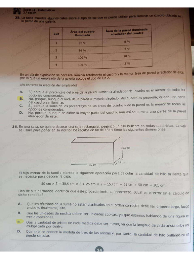 Icfes Colombia Filtrado 2024 | PDF