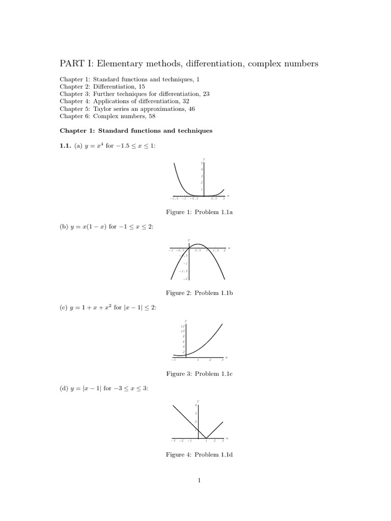 Part 01 | PDF | Slope | Square Root
