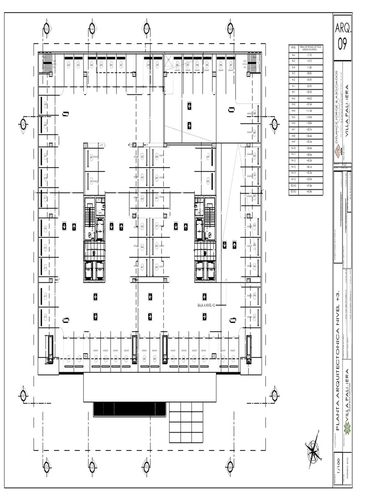 Plantas-ARQ. 09 NIVEL +3 | PDF