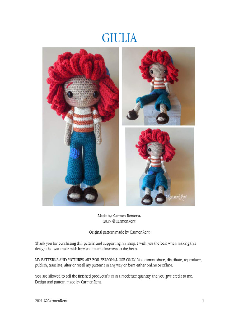Giulia | PDF | Crochet | Yarn
