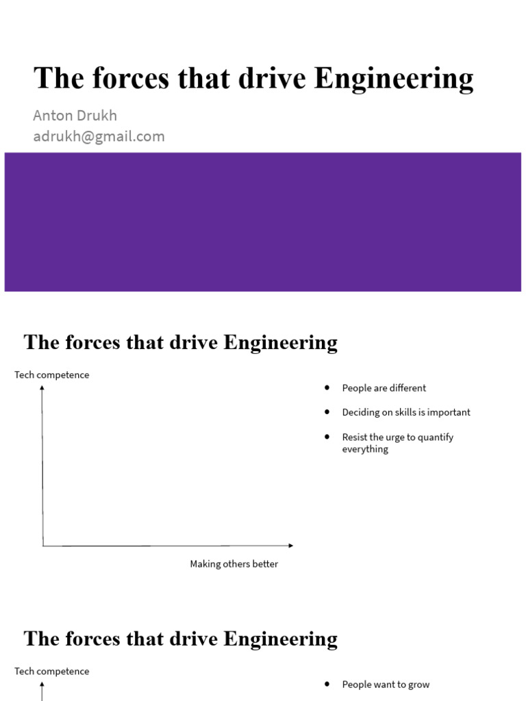 Engineering Forces & Roles | PDF