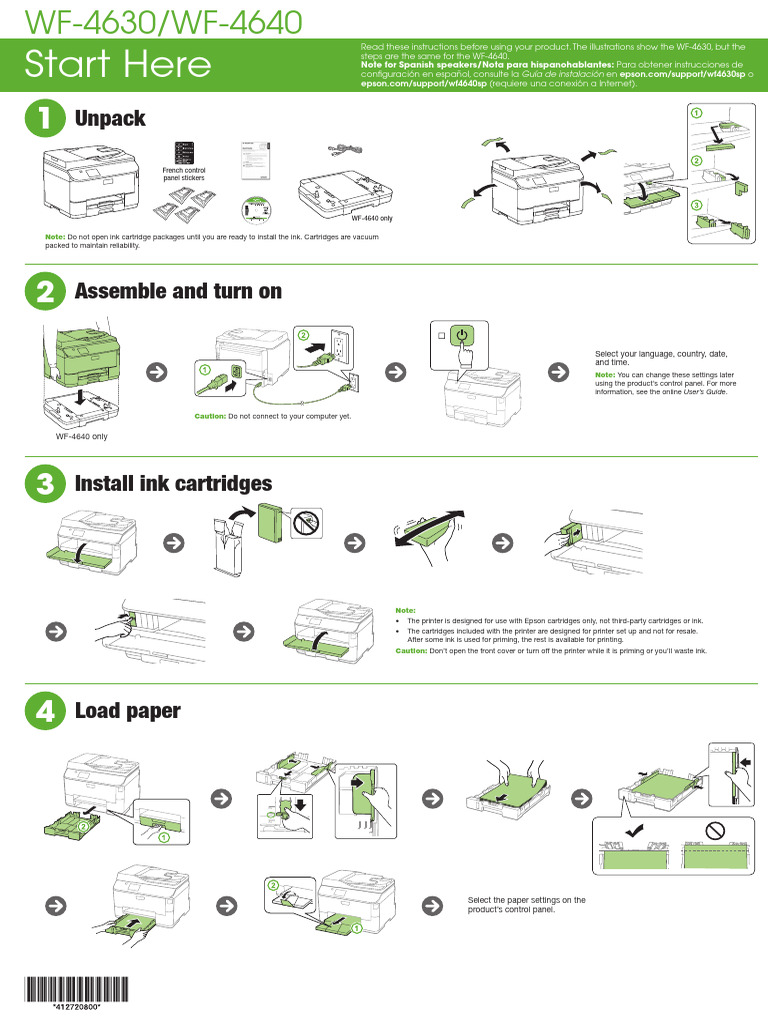 manual epson wf 4630 | PDF | Printer (Computing) | Computer Hardware