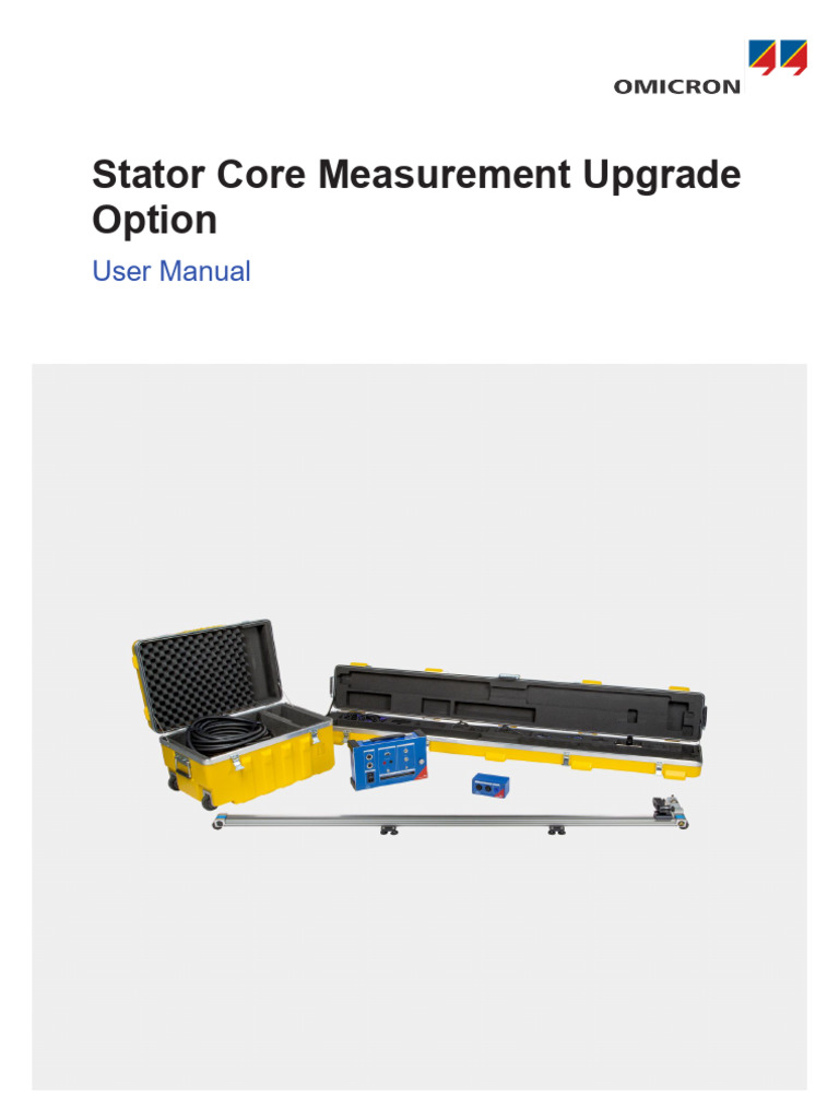 Stator Core Measurement Upgrade Option | PDF | Electromagnetic ...