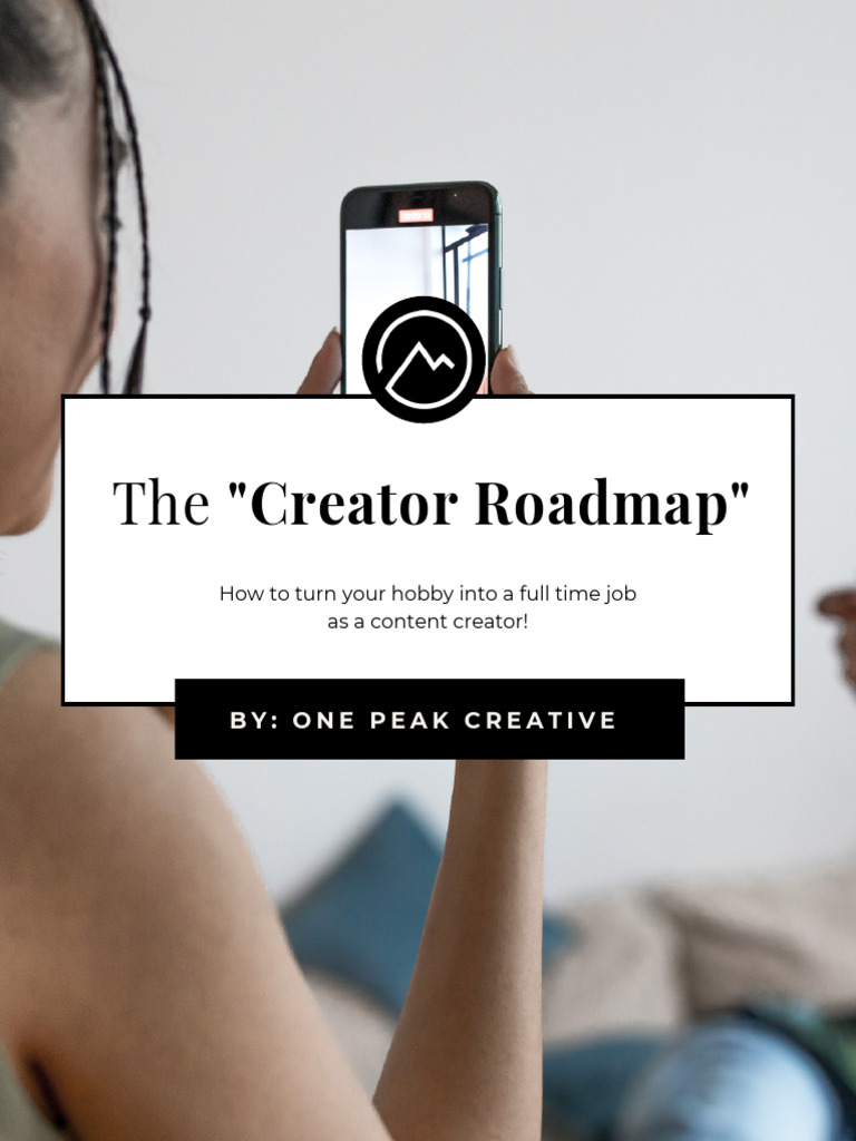 Creator Roadmap 1 Pdf Career Growth Social Science
