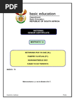 Setswana Task GR1 | PDF