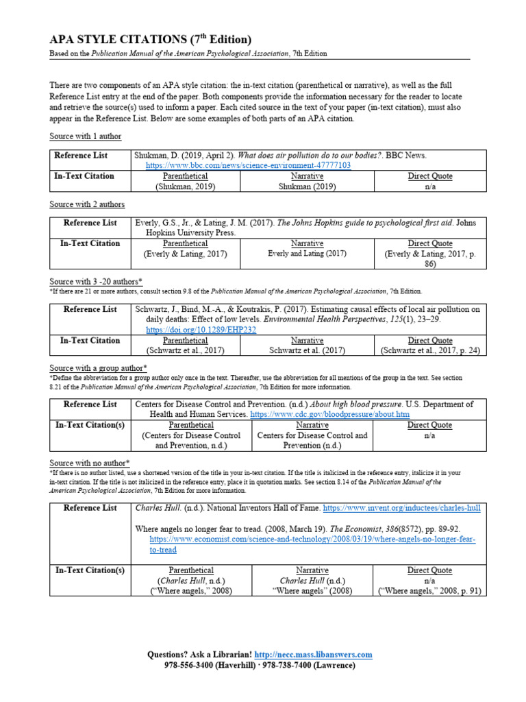 APA_7_In_Text_Citations__final_ | PDF | Apa Style | Citation