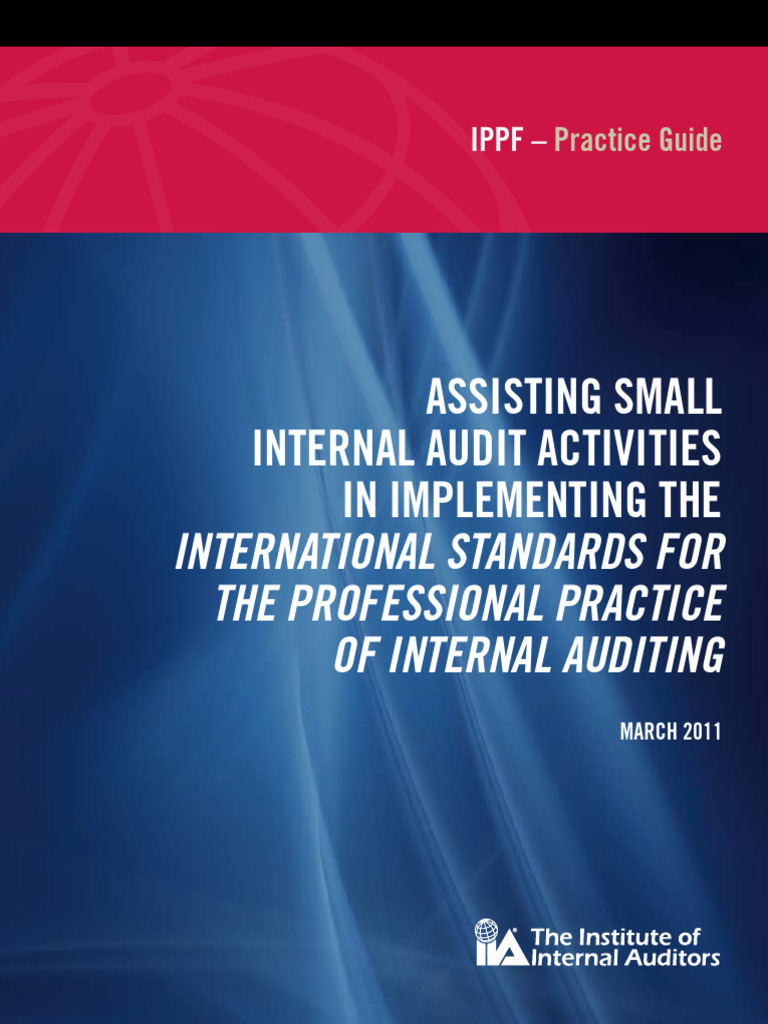 IIA Assisting Small IA Activities in Implementing IIA Standards | PDF | Internal Audit | Audit