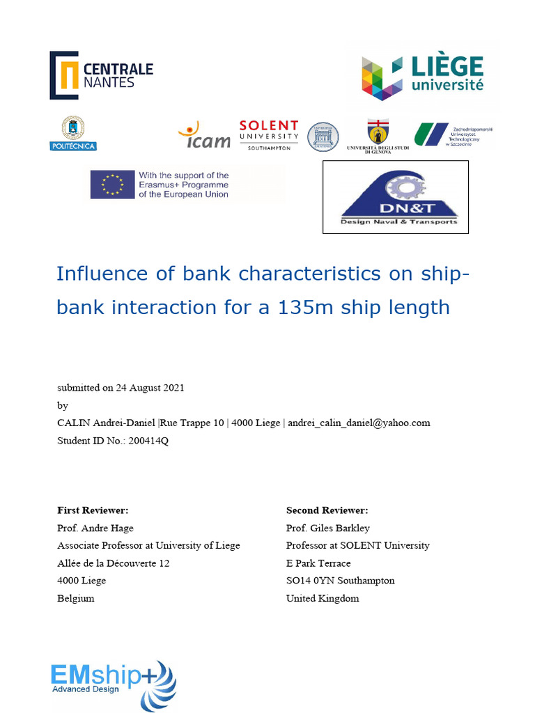 Report Calin Andrei Masterthesis Final | PDF | Computational Fluid Dynamics | Force