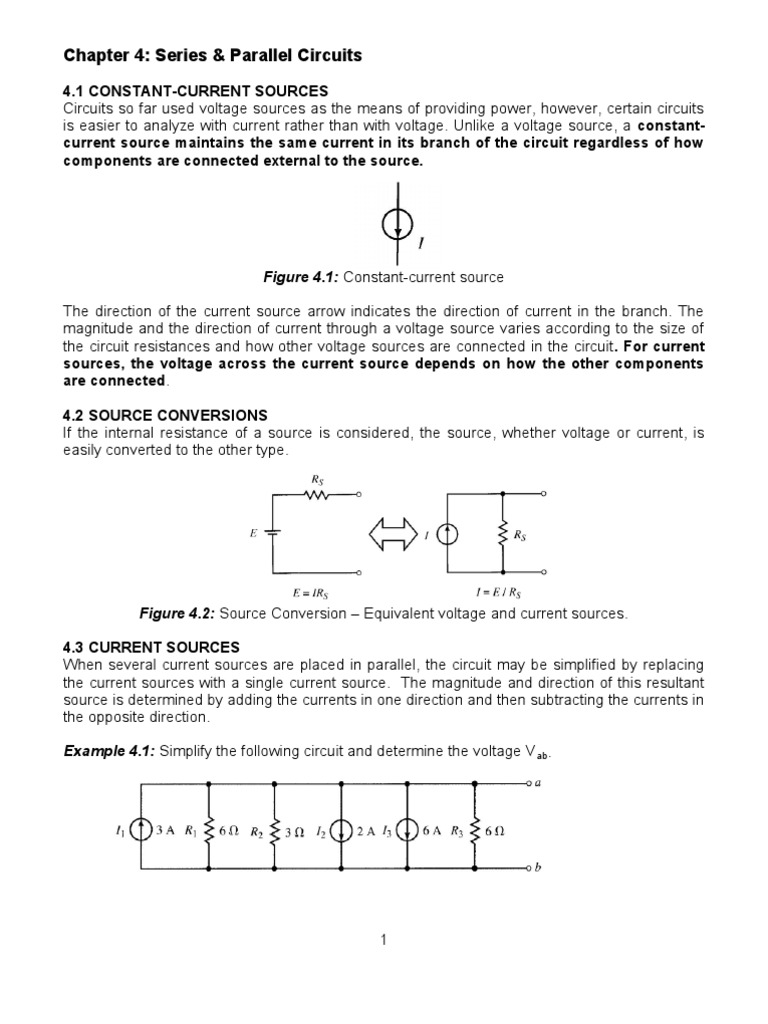 Analysis of Series and Parallel Circuits Using Different Methods Such ...