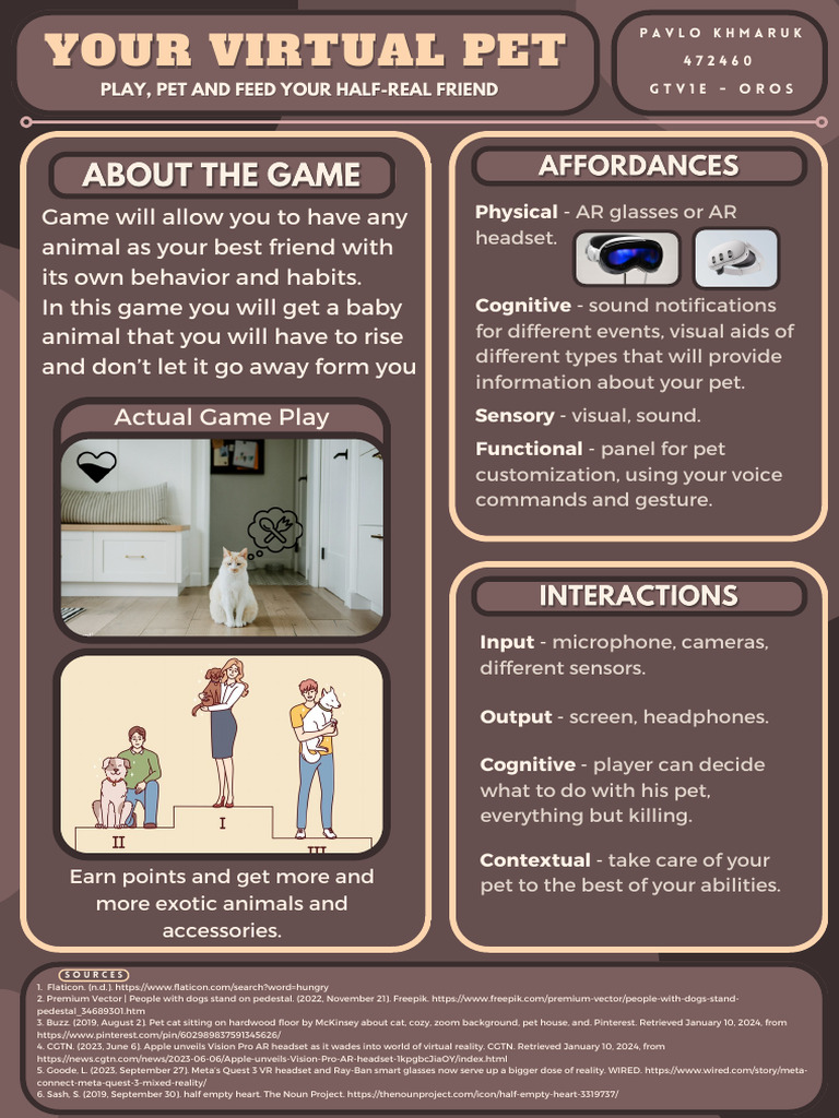 Your Virtual Pet | PDF | Virtual Reality | Augmented Reality