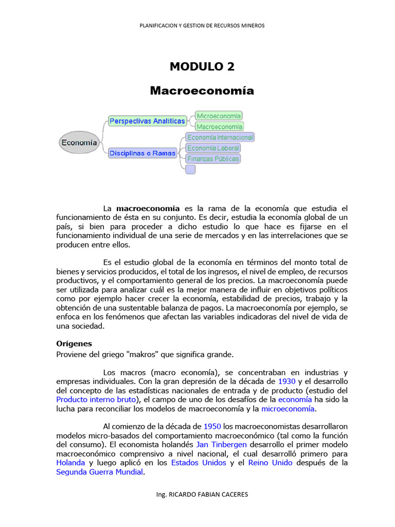 Macroeconomia | PDF | Macroeconómica | Producto Interno Bruto