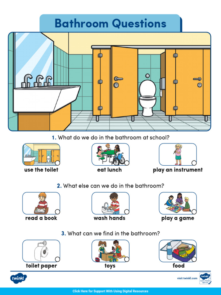 Digital Life Skills- Bathroom | PDF