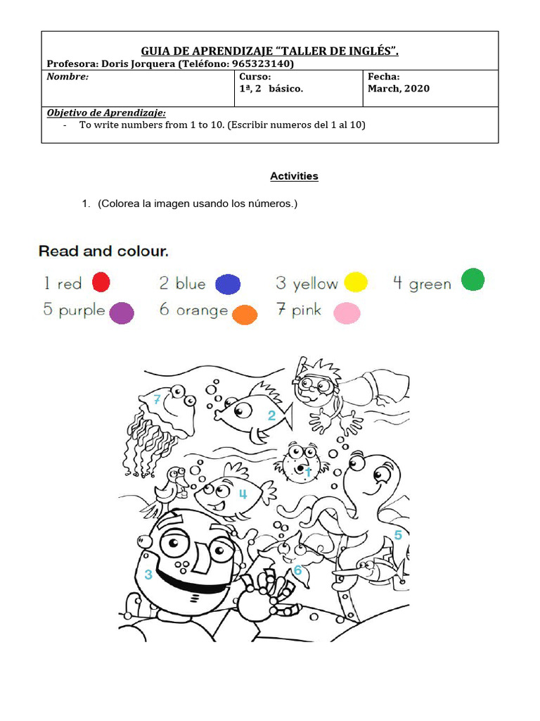 English Work, 1 | PDF