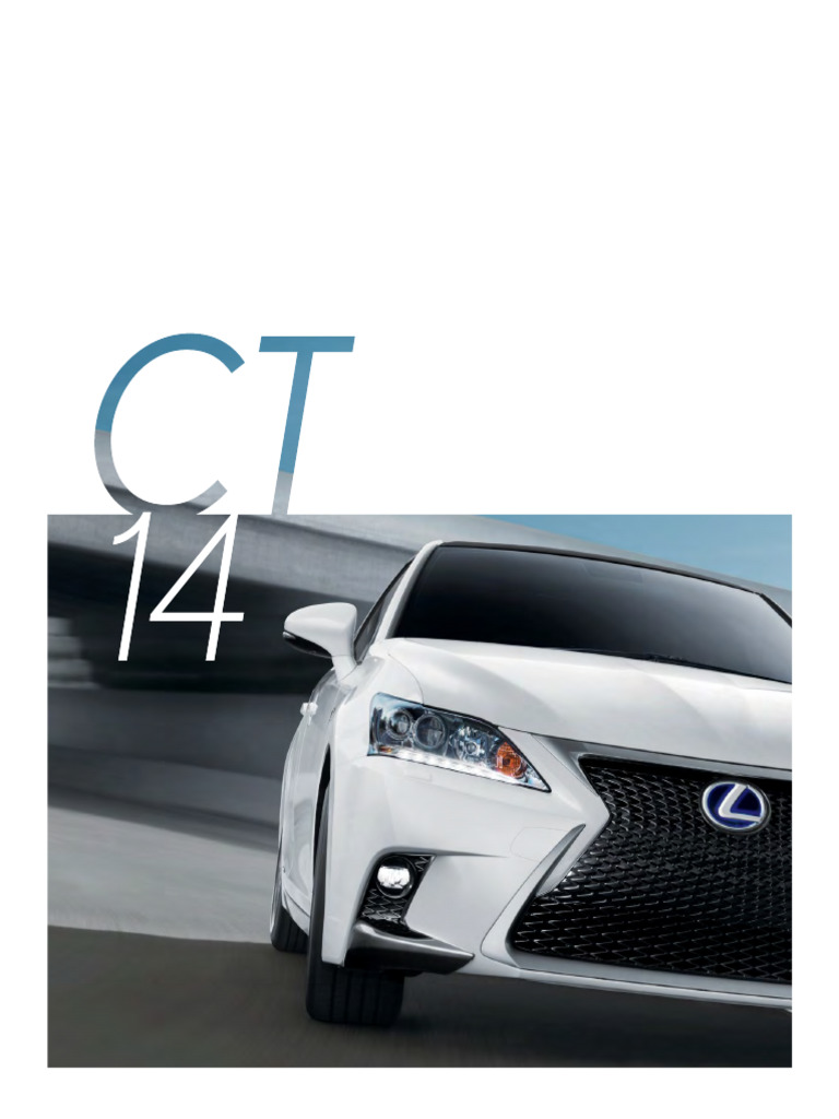 2014 Lexus CTH Brochure | PDF | Lexus | Car