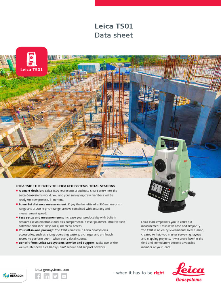 Leica TS01 | PDF | Optics