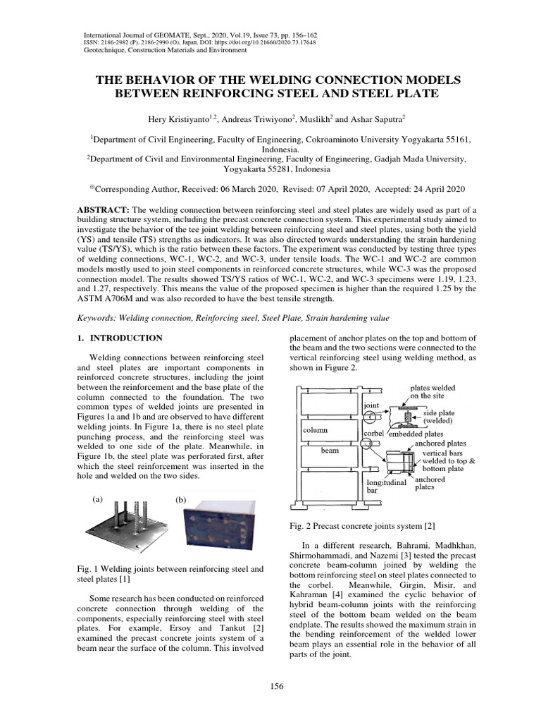 The Behaviour of Welding Connections_Hery | Download Free PDF ...
