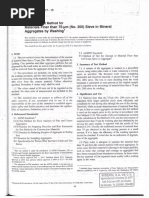 ASTM C 136 Sieve Analysis of Fine and Coarse Aggregates (D) | PDF