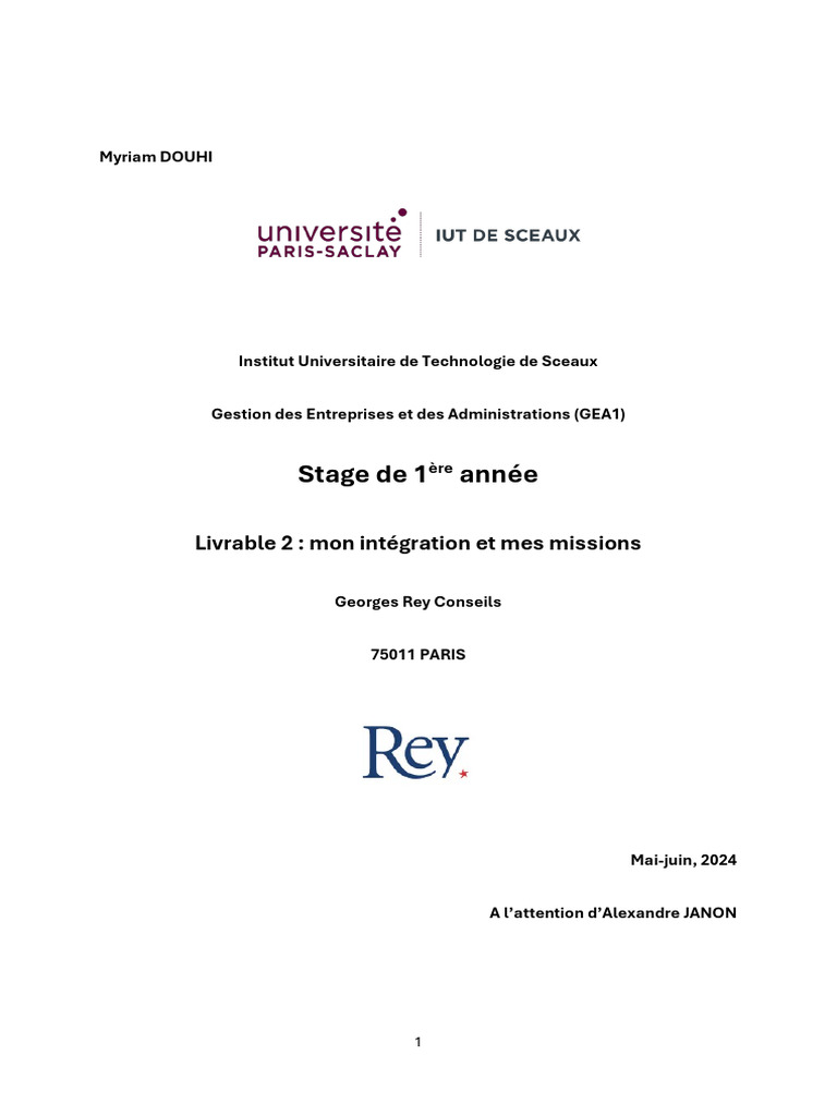 Rapport de Stage 2 | PDF | Comptabilité | Banques