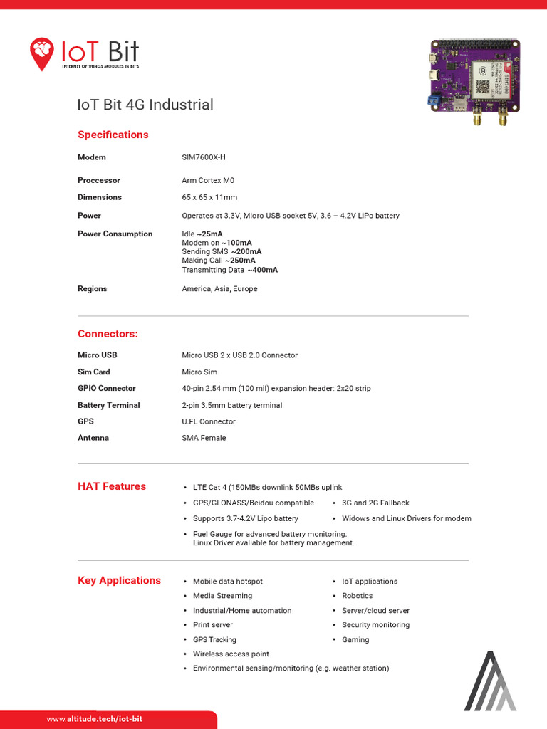 4G-Industrial-Datasheet_16-08-19_-1628052 | PDF | 4 G | Lte ...