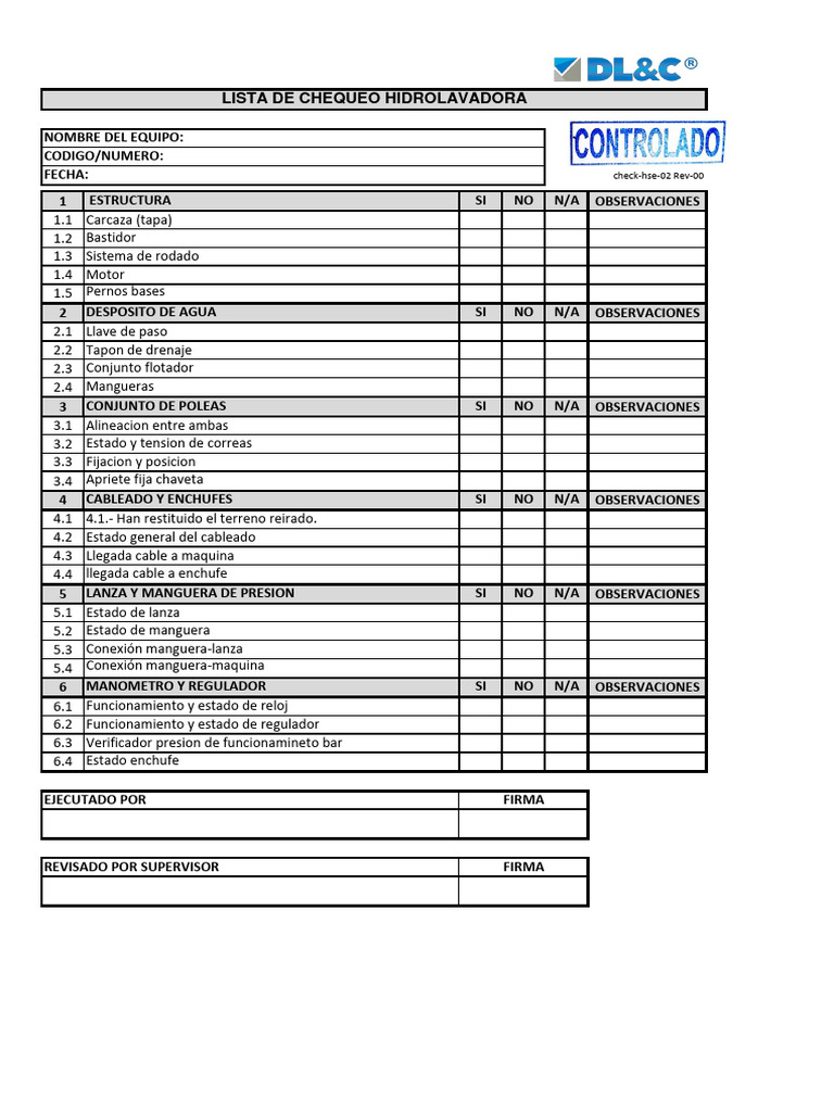Check Hse 02 Hidrolavadora | PDF