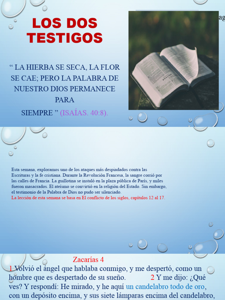 Los Dos Testigos | PDF | Biblia | Libro de revelación