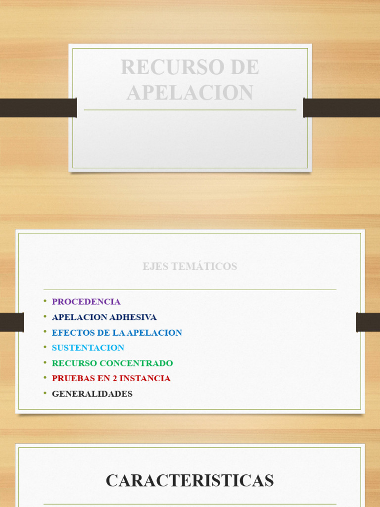 Diapositivas Recurso de Apelacion | Descargar gratis PDF | Apelación ...