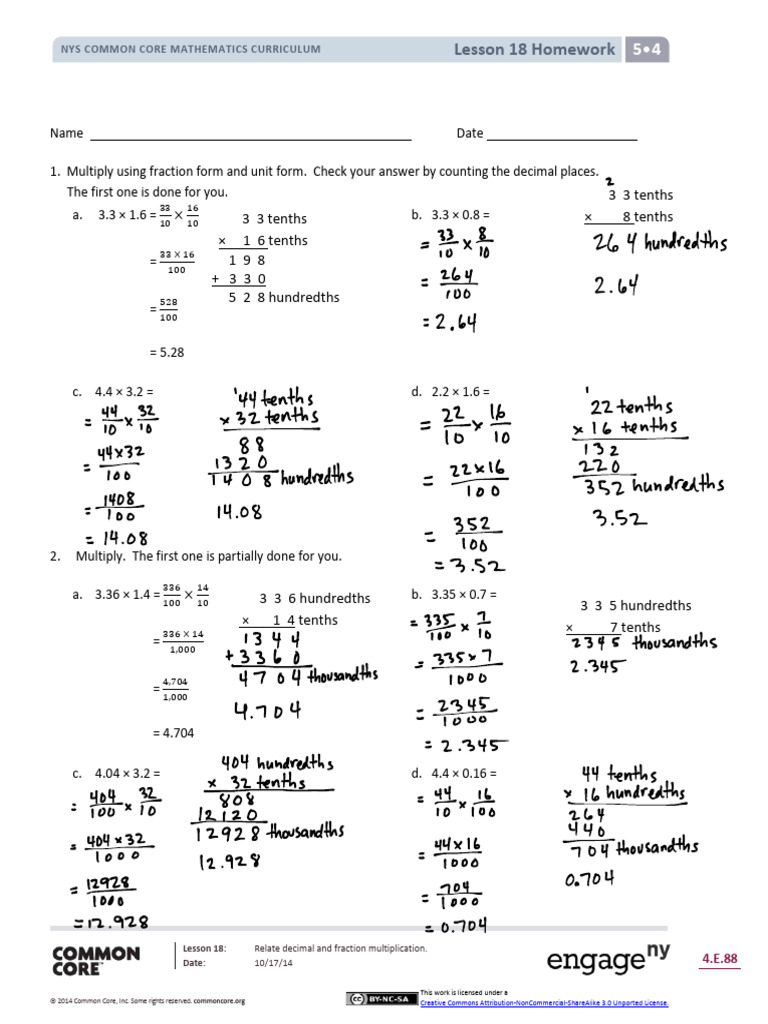 Gr5-Mod4-Lesson18 | PDF | Multiplication | Elementary Mathematics