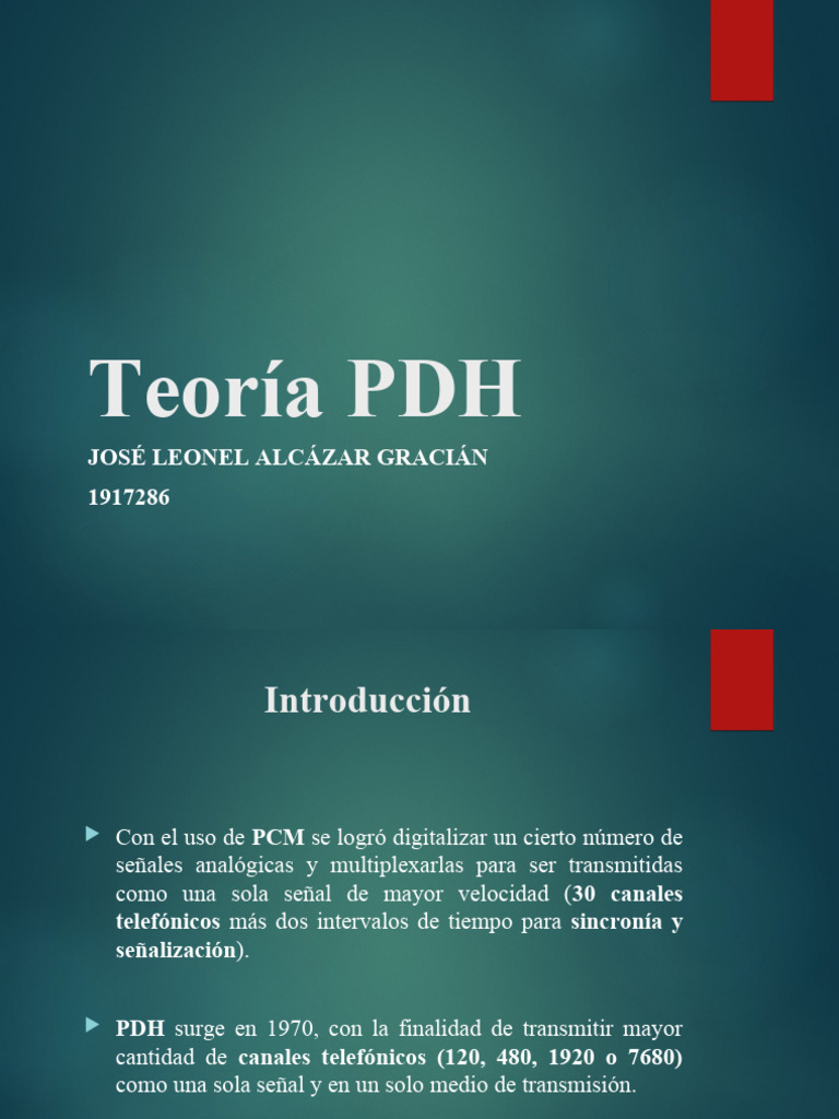 Teoría PDH | PDF