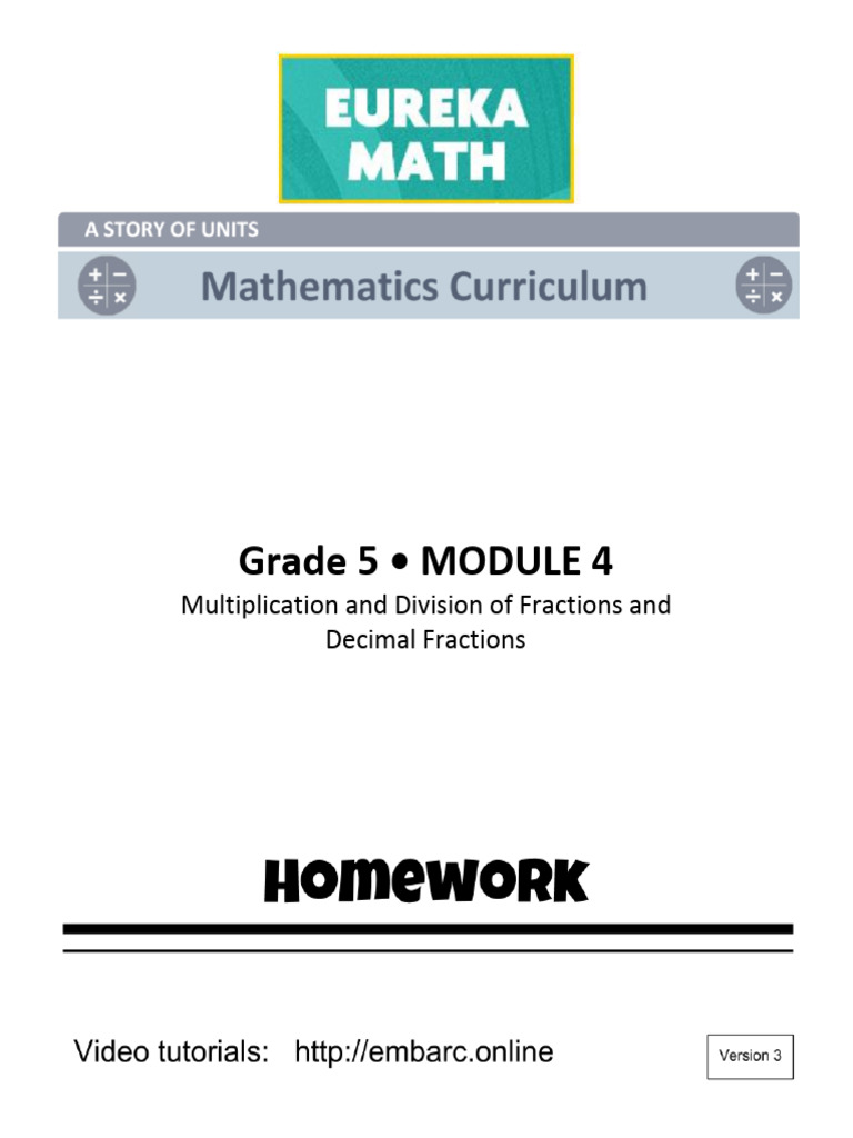Grade 5 MODULE 4 | PDF | Multiplication | Inch