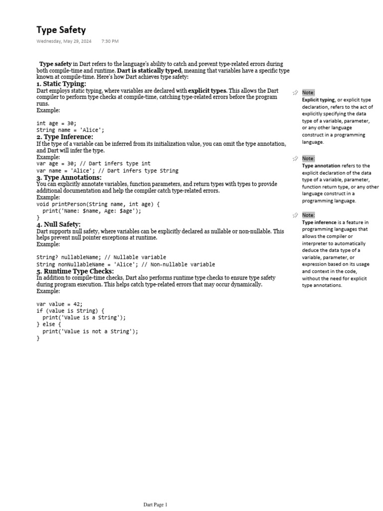 Type Safety Pdf Class Computer Programming Inheritance Object Oriented Programming 