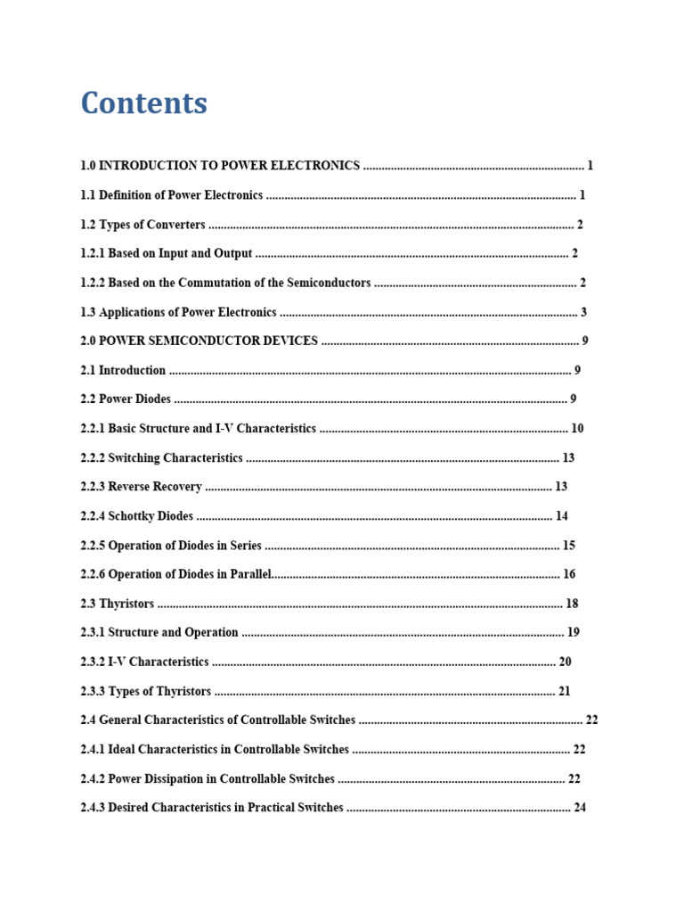 Power Electronics Lesson One | PDF | Power Electronics | Diode
