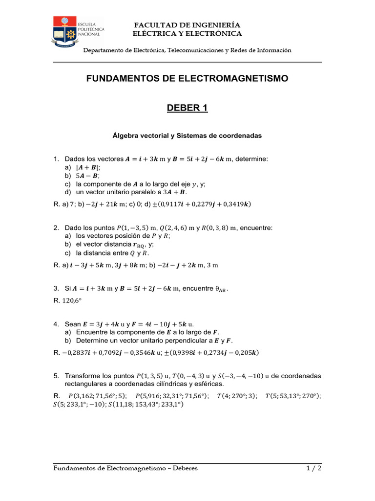 FEM-2024A-Deber 1 | PDF
