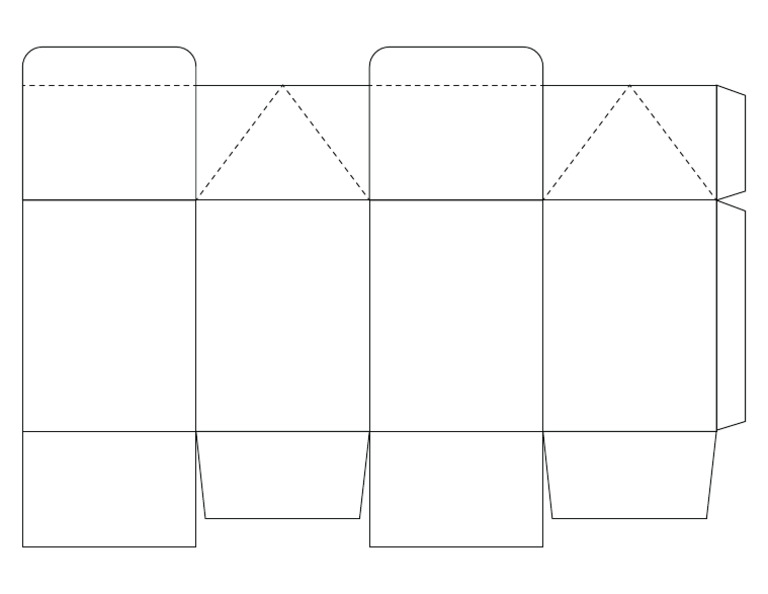 Caja De Leche Molde Pdf