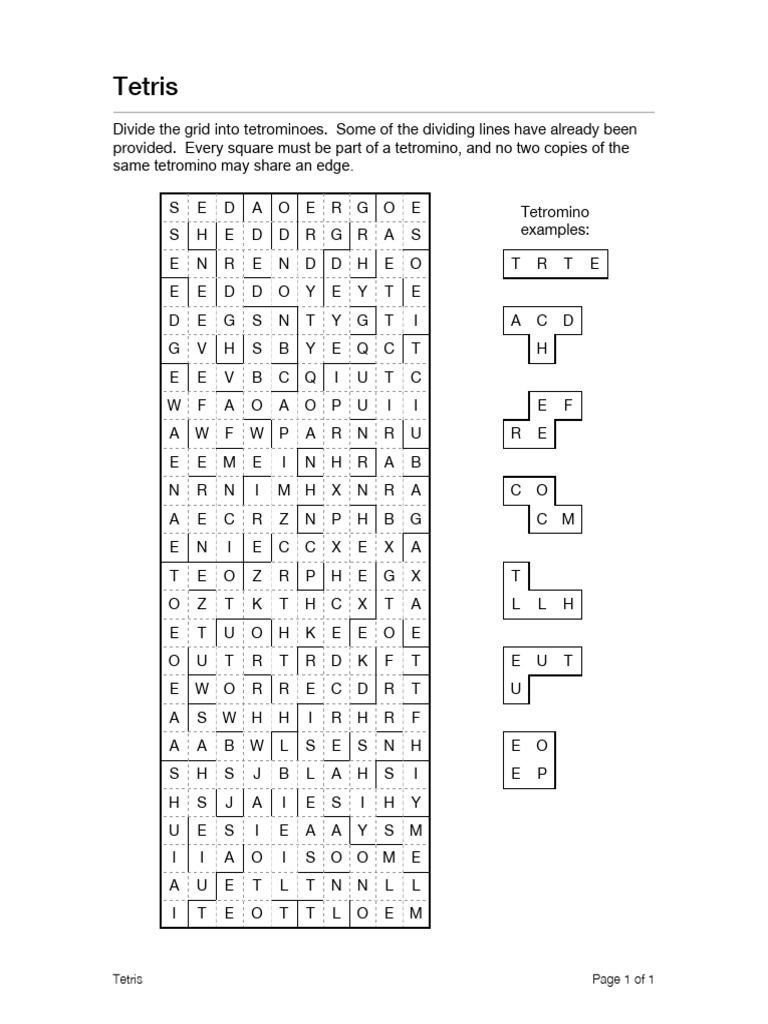 01 Tetris | PDF