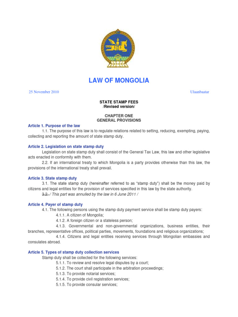 Law On State Stamp Fees | PDF | Securities (Finance) | Securitization