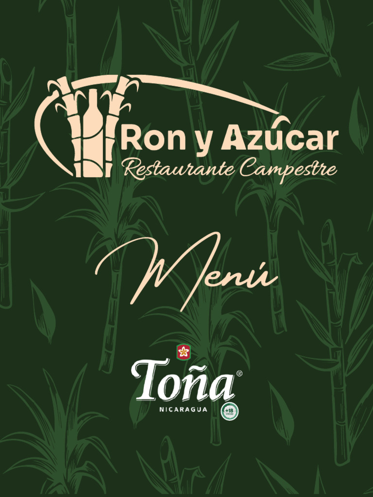 Menú Variado de Ron y Azúcar | PDF | Mariscos | Cocina occidental
