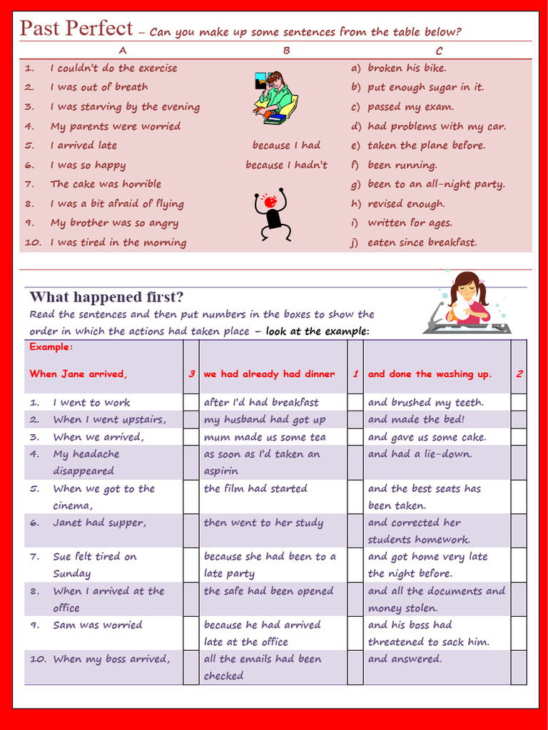 5.past Perfect Fun Activities | PDF