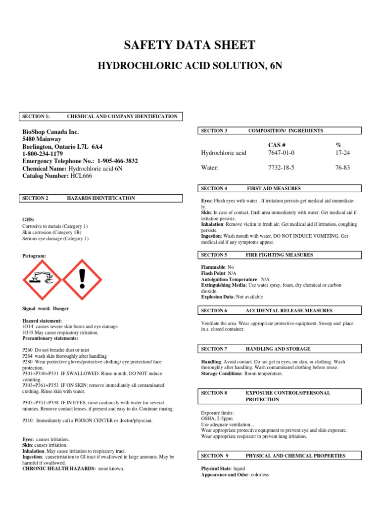 Hcl666 Pdf Water Personal Protective Equipment