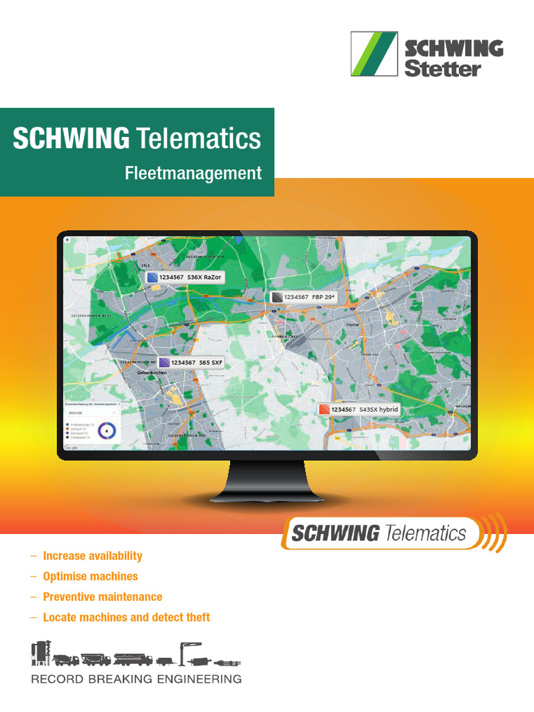 SCHWING Telematics Brochure (EN) | PDF | Internet Of Things | Computing