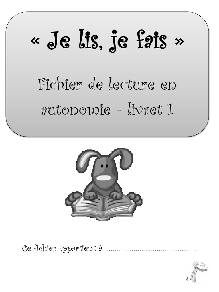 Activités de Lecture et Dessin Autonomes | PDF