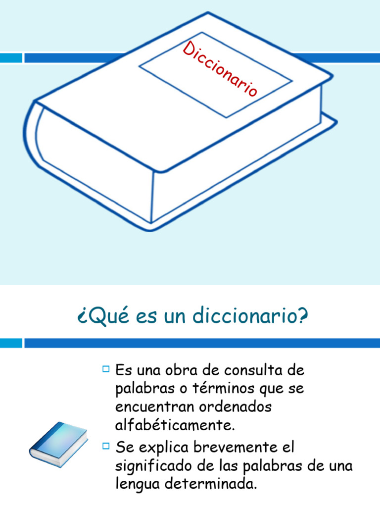 Guía Práctica del Uso del Diccionario | PDF | Diccionario | Palabra