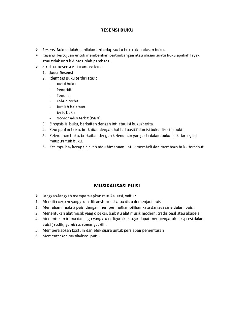 Materi Bindo Kls XI-DKV | PDF